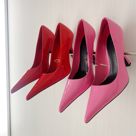Shoes | Red Pointed Toe Heels | Poshmark